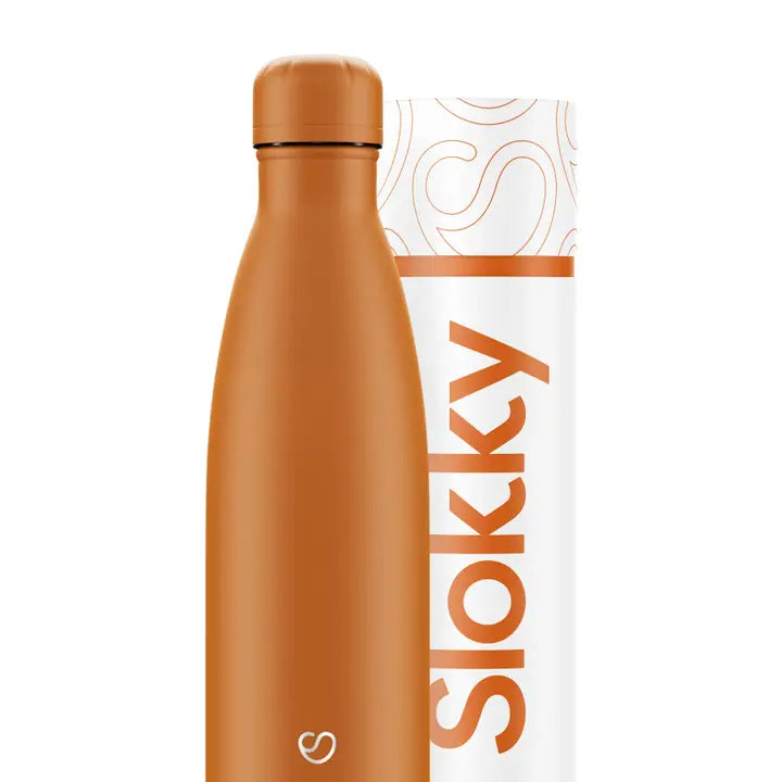 Thermosflasche Slokky 500ml Orange – Baurelia GmbH