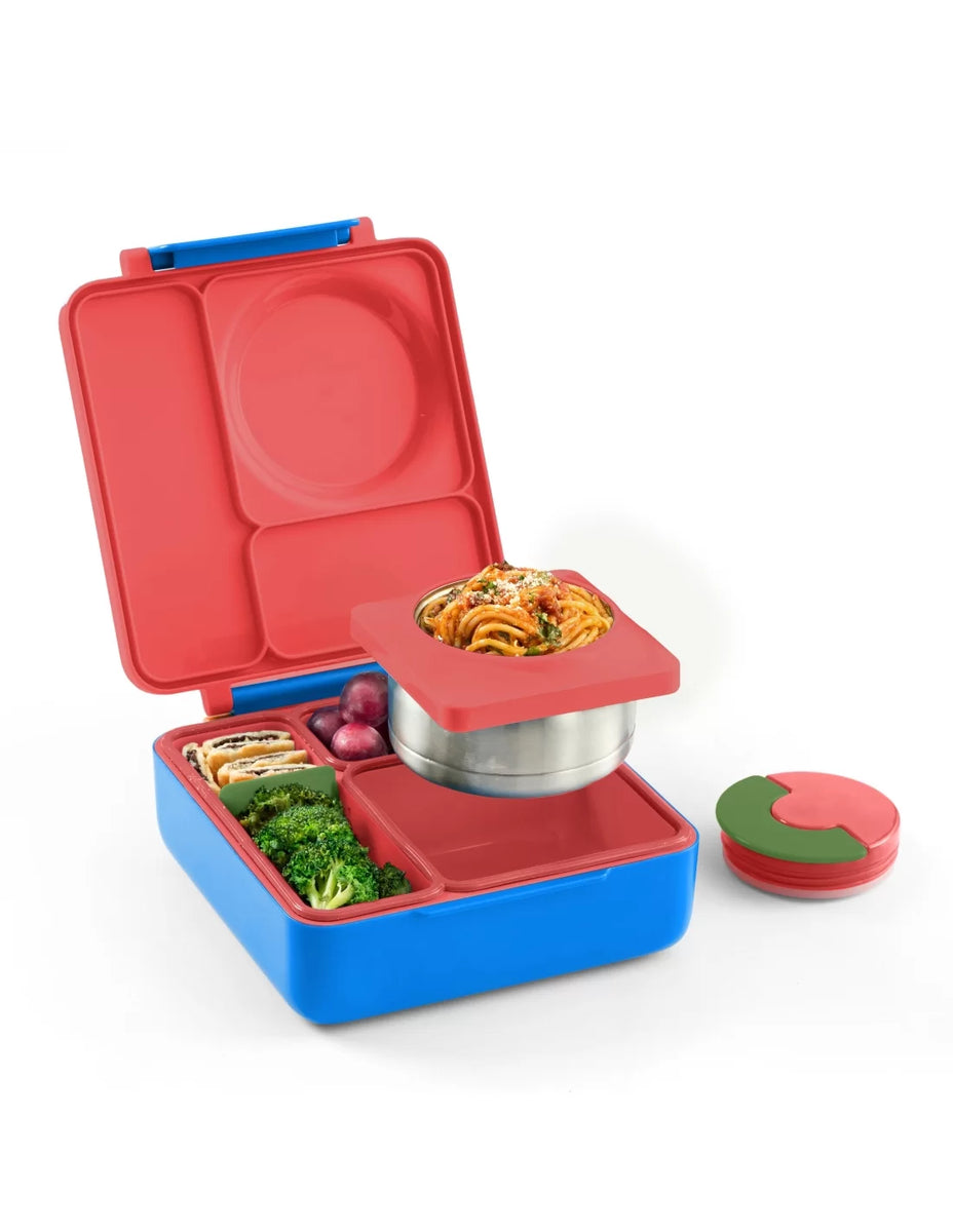Thermo Znünibox zum mitnehmen kaufen - OmieBox Rot | Baurelia GmbH